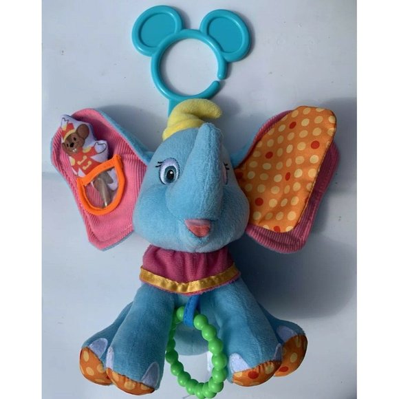 Disney | Toys | Disney Baby Dumbo Blue Plush Toy Interactive Activity ...